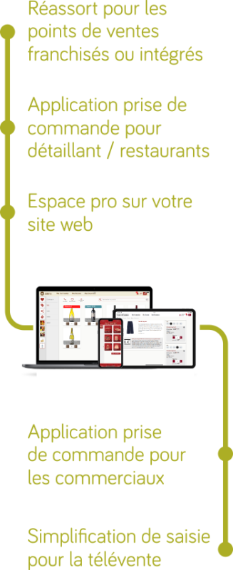 Prise de commande B2B - Ecommerce B2B - app mobile commerciaux